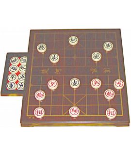 Xiang-Qi set met lade 30 x 34 cm - Chinees schaakspel - Raindroptime